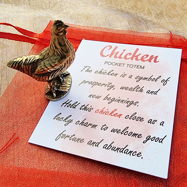 Chicken Pocket Totem - Prosperity & New Beginnings – The Chic Nest