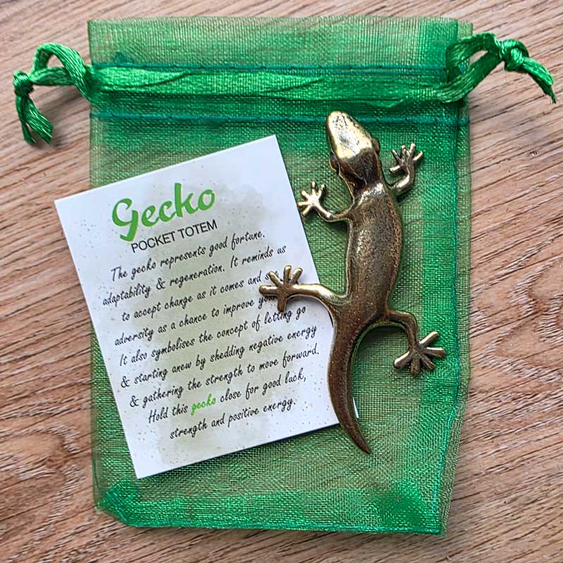 Gecko Pocket Totem - Good Fortune – The Chic Nest