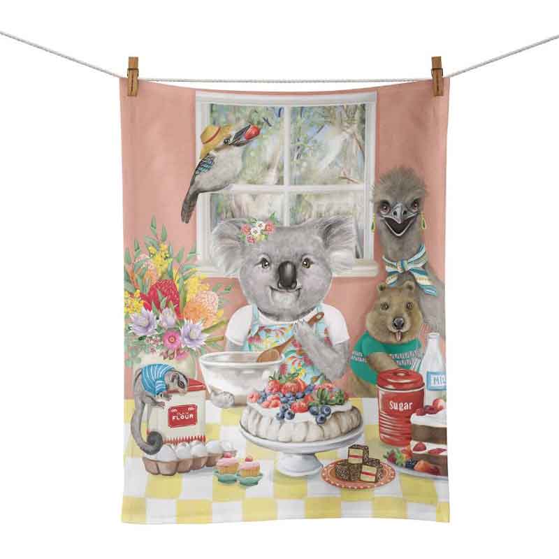 Tea Towel Happy Baking In Oz Gift Packaged – The Chic Nest