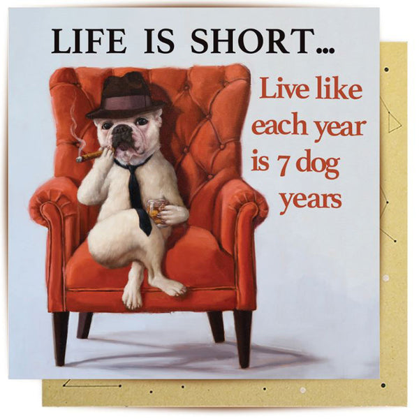 Life Is Short Greeting Card – The Chic Nest