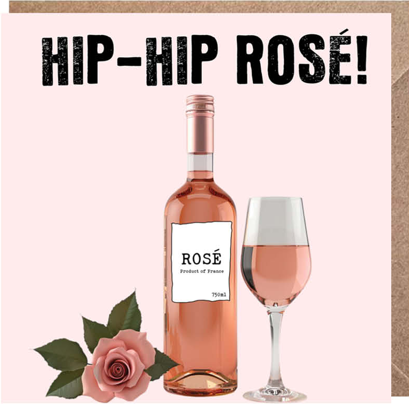 Lucy Loves Life Card - Hip Hip Rose – The Chic Nest