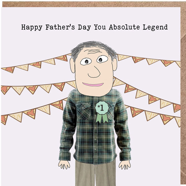 Lucy Loves Life Card - Happy Fathers Day Legend – The Chic Nest