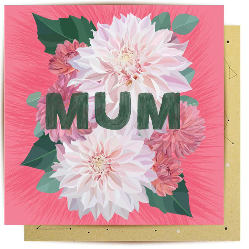 Flowers For Mum Greeting Card – The Chic Nest