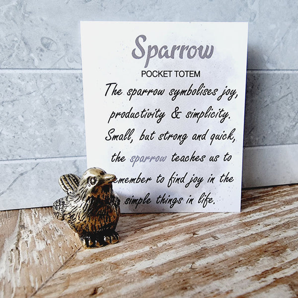 Sparrow Pocket Totem - Joy & Simplicity – The Chic Nest
