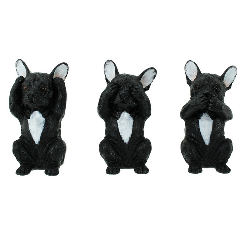 See No Evil, Hear No Evil, Speak No Evil Frenchies – The Chic Nest