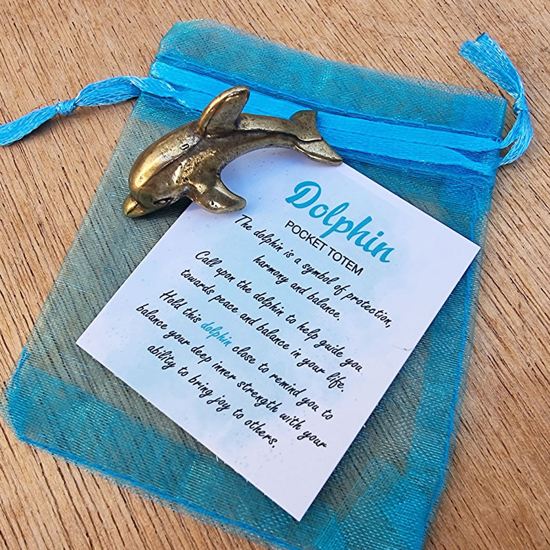 Dolphin Pocket Totem - Harmony & Balance – The Chic Nest