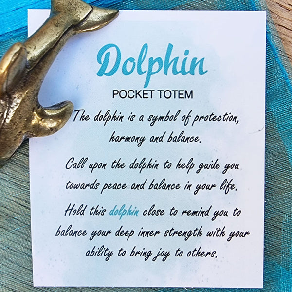 Dolphin Pocket Totem - Harmony & Balance – The Chic Nest